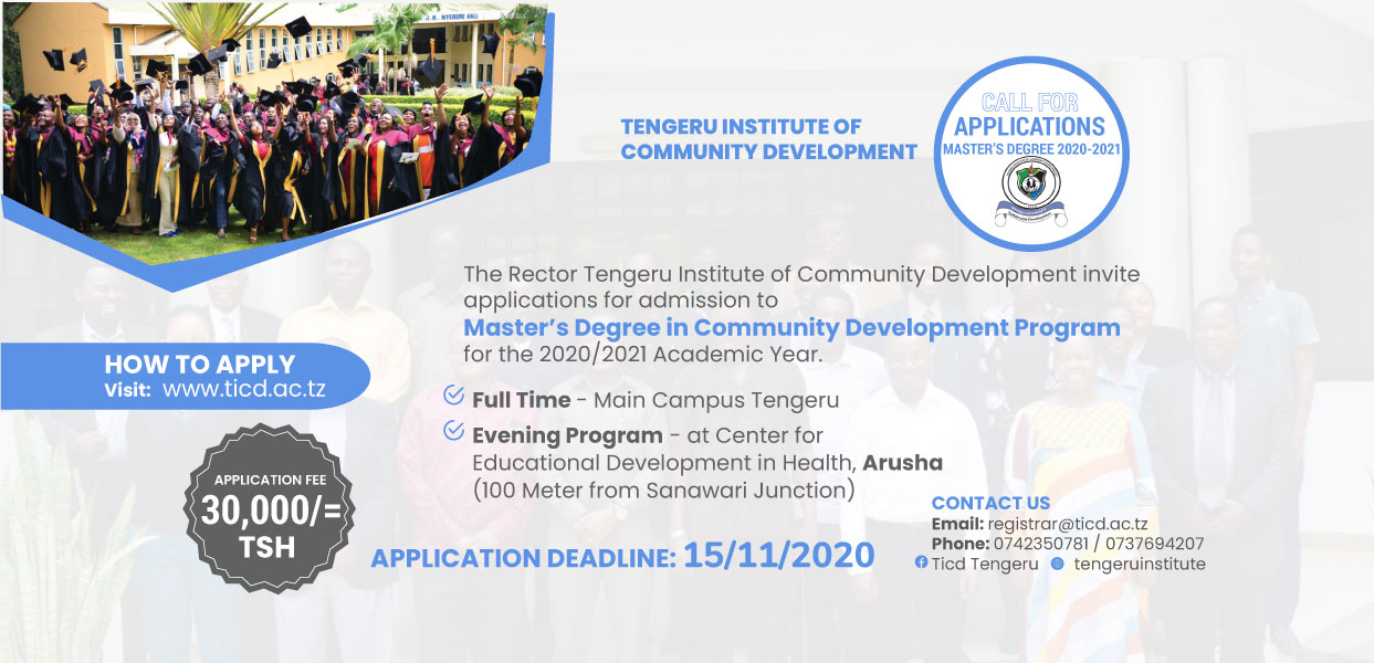 TICD – Tengeru Insitute of Community Development