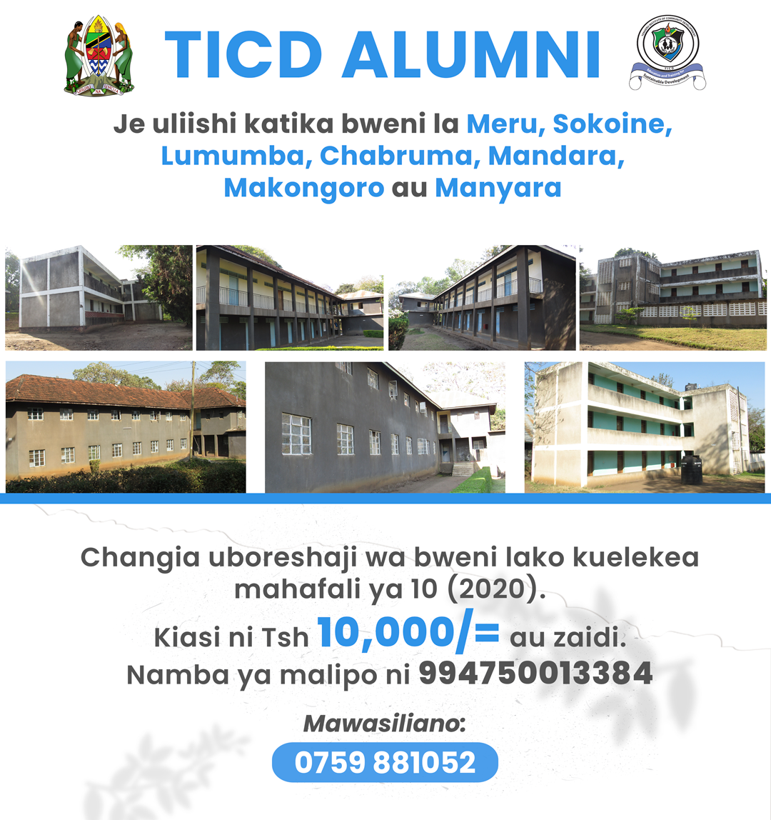 TICD – Tengeru Insitute of Community Development