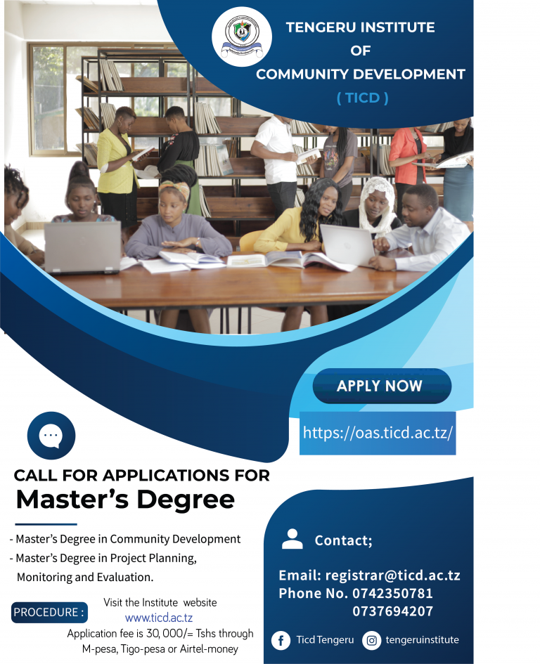 TICD – Tengeru Insitute of Community Development