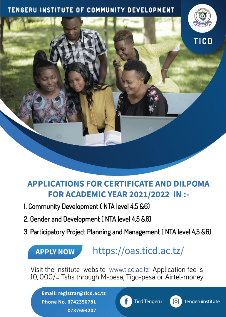 TICD – Tengeru Insitute of Community Development